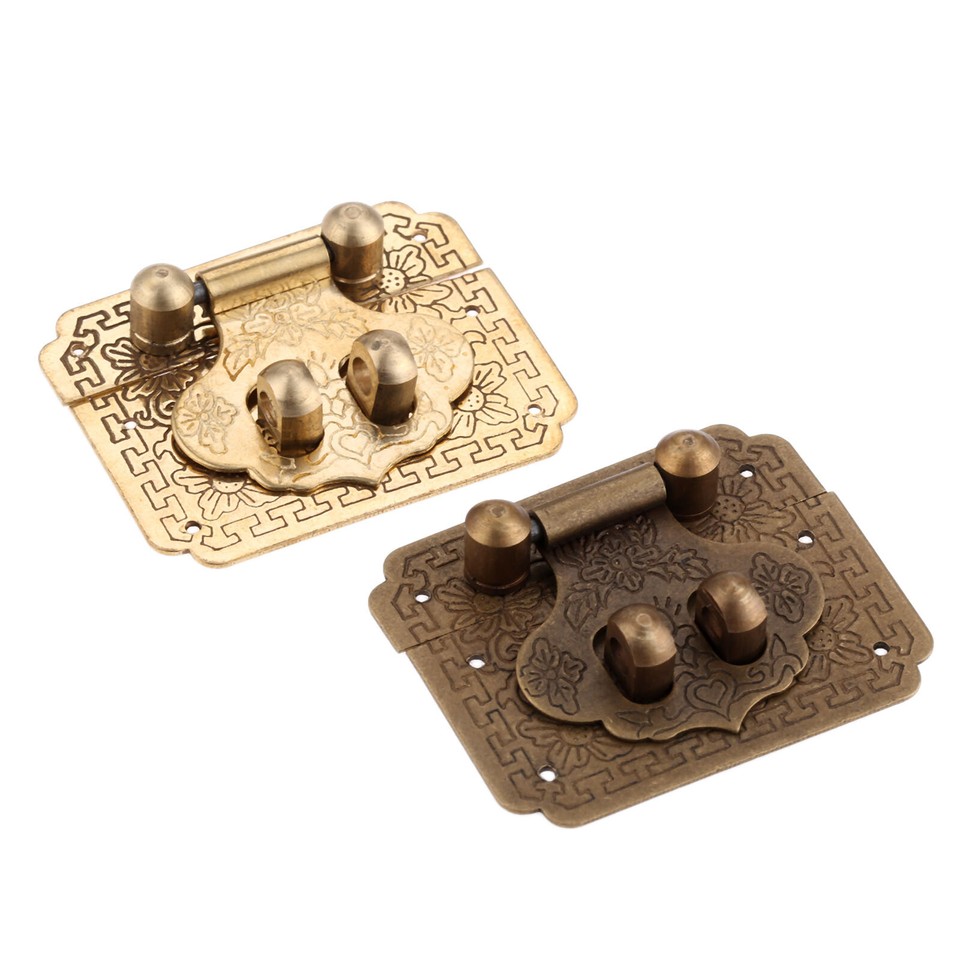 DIY Wooden Box Case Lock Catch Latch Vintage Security Hasp Hardware ...