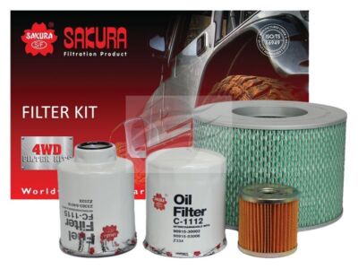Sakura Filter Service Kit for Toyota Landcruiser HDJ79R 1HD-FTE 4.2 ...
