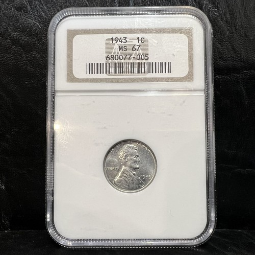 1943 Steel Lincoln Cent NGC MS67 Penny | eBay