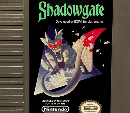 Genuine NES Nintendo SHADOWGATE Cartridge TESTED Video Game EXCELLENT ...