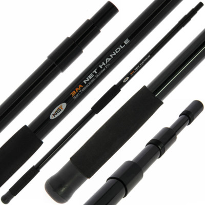 NGT XPR 3m Telescopic Screw Fix Net Handle 3m 3 piece Carp Coarse ...