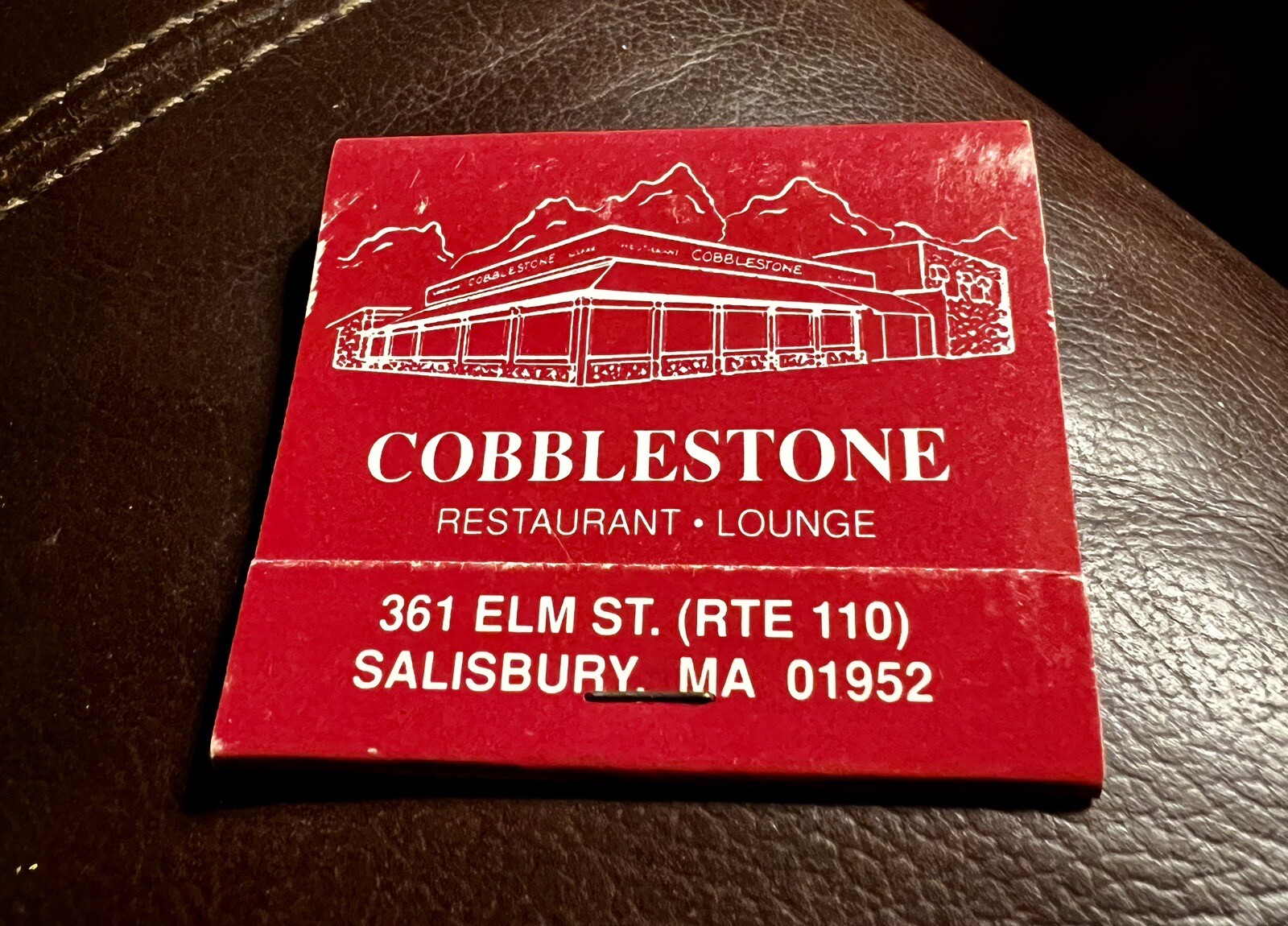 Cobblestone Restaurant / Lounge, Salisbury, MA, Matchbook With Matches ...