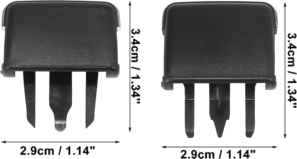 4PCS AUTO CAR FRONT CENTER AC VENT AIR CONDITIONING VENT OUTLET TAB ...