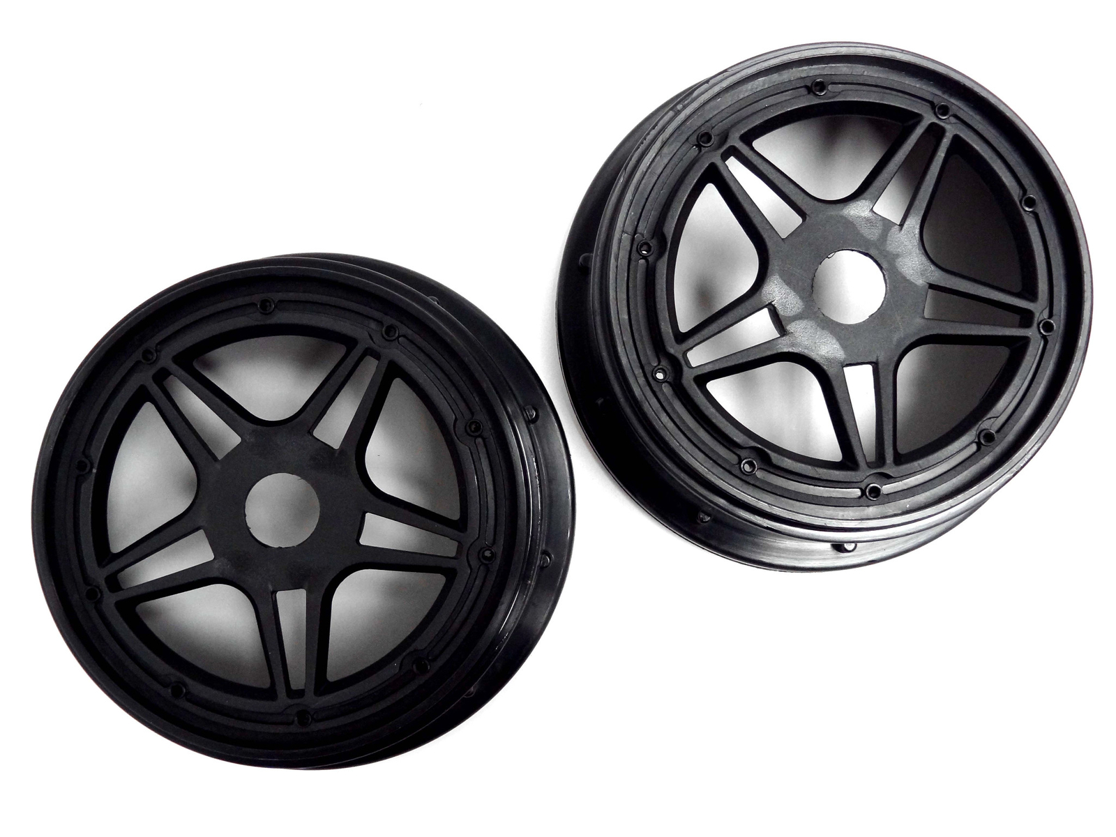 Rovan F5 Race Car 24mm Hex Front or Rear 5 Star Rims (Set of 2) | eBay