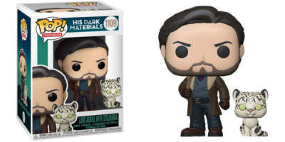 Funko Pop Television 1109 His Dark Materials Lord Asriel with Stelmaria ...