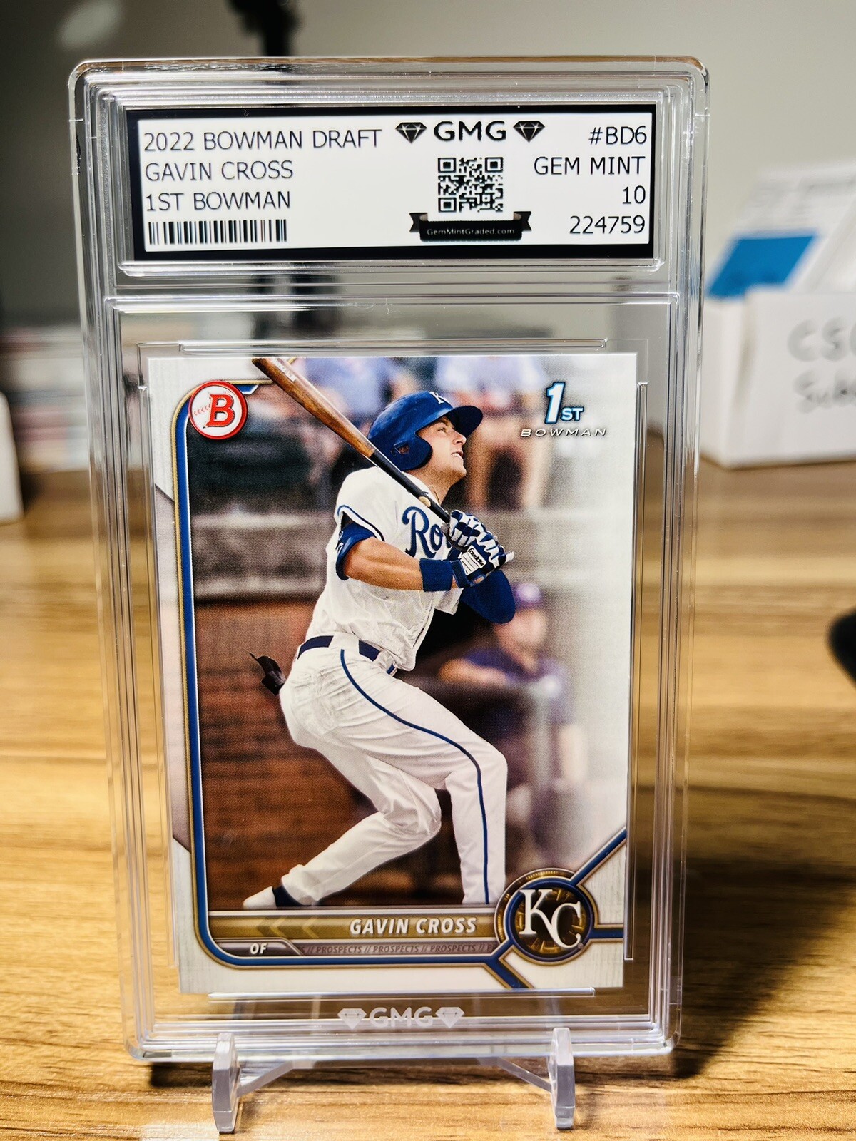 2022 Bowman Draft Gavin Cross 1st Bowman GMG Graded 10 Gem Mint 💎 RC | eBay