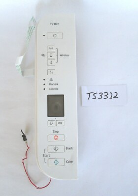 Canon PIXMA TS3322 Control Button Panel with cover - working pull | eBay