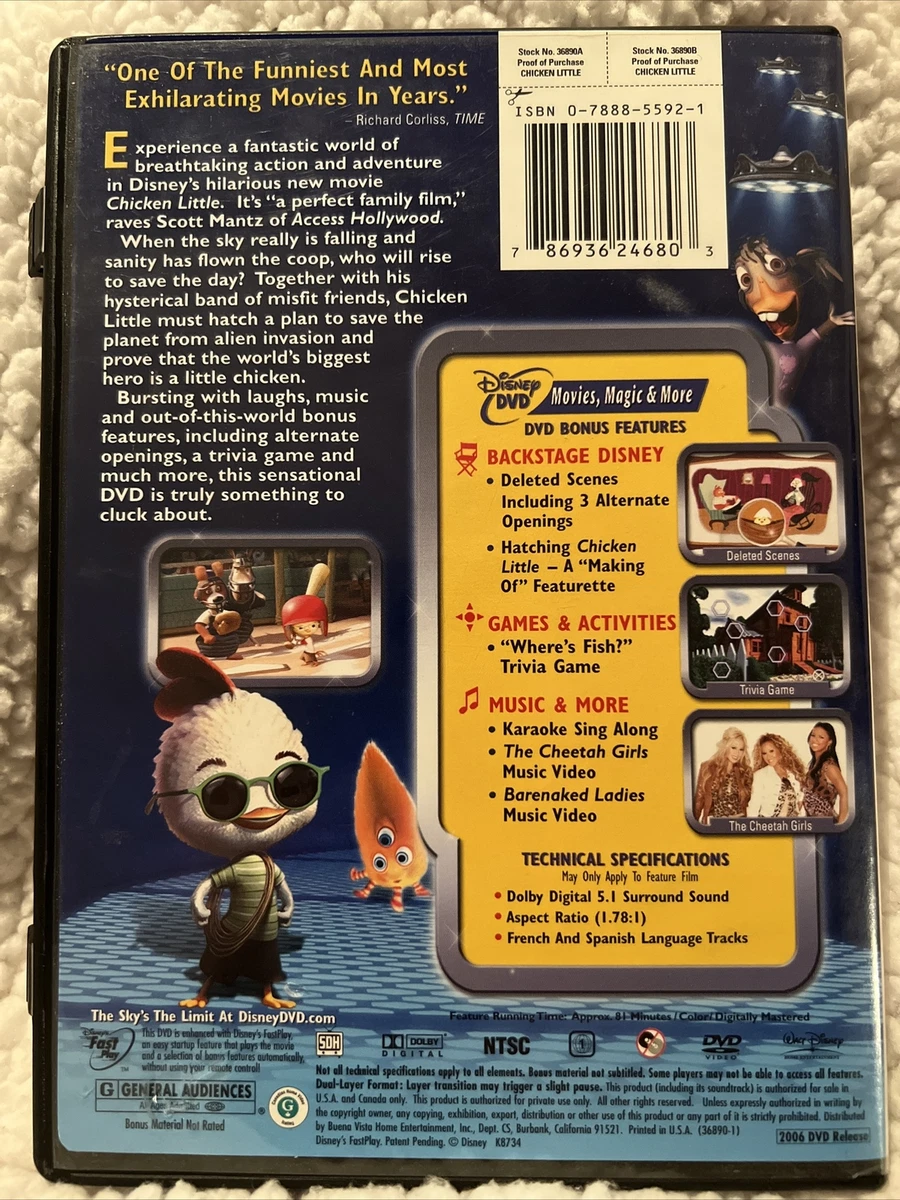 Chicken Little Dvd Menu