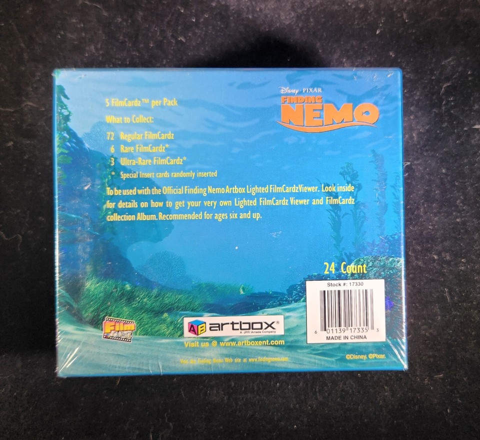 Finding Nemo Filmcardz - Sealed Box and Premium Collector Binder ...