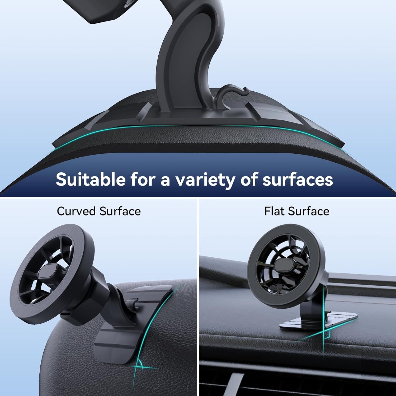 Magnetic Car Mount [20 Strong Magnets] Magnetic Phone Holder for Car ...