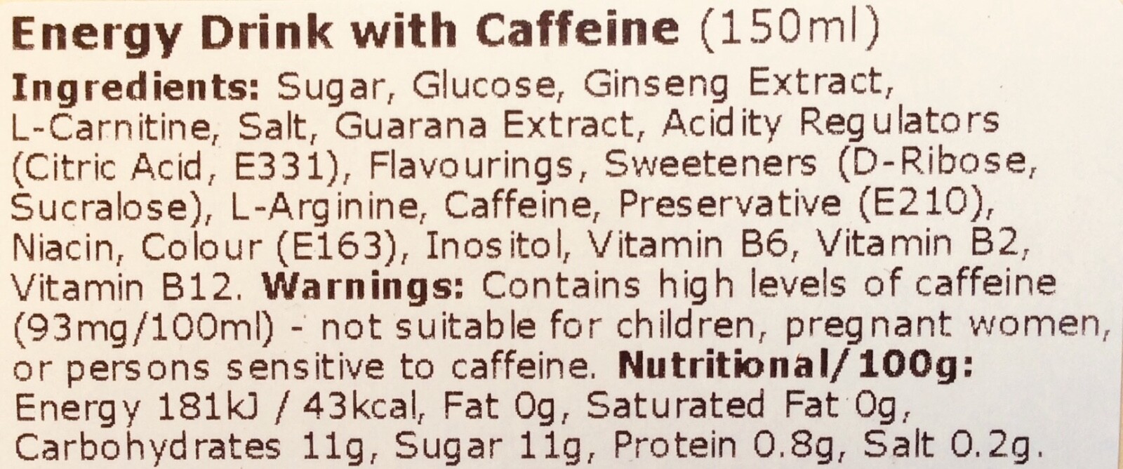 FOUR Full Bottles Monster M3 Extra Strength Japanese Energy Drink 150ml ...