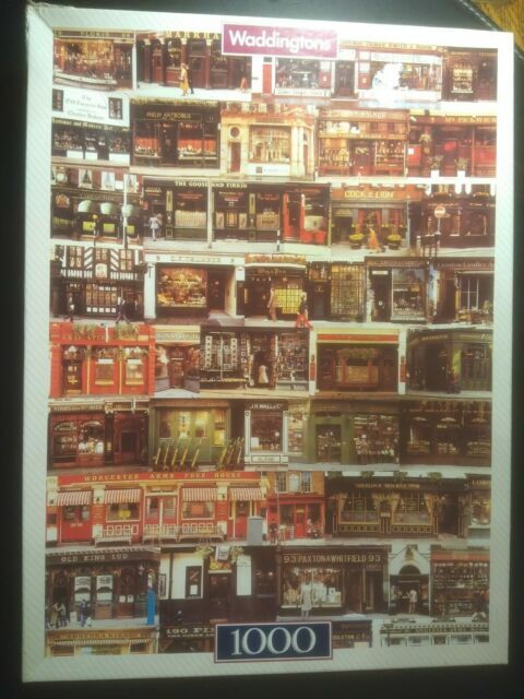 Waddingtons Deluxe 1000 Piece Jigsaw Puzzle Pubs and Shops of London ...