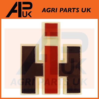 Front Bonnet Grill Badge Emblem IH Logo for Case International ...