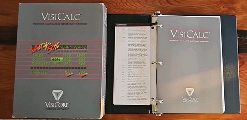 VisiCalc by VisiCorp; IBM Personal Computer PN 609135 With Program ...
