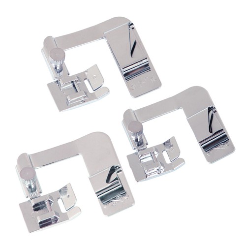 Snap On Rolled Hemmer Hem Foot Fit for Singer Janome Brother Juki White ...