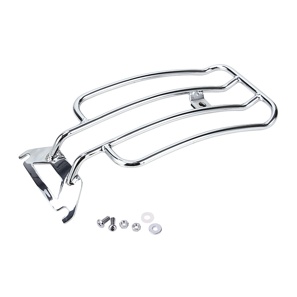 Chrome Solo Seat Luggage Rear Fender Rack For Harley 98-08 Electra ...