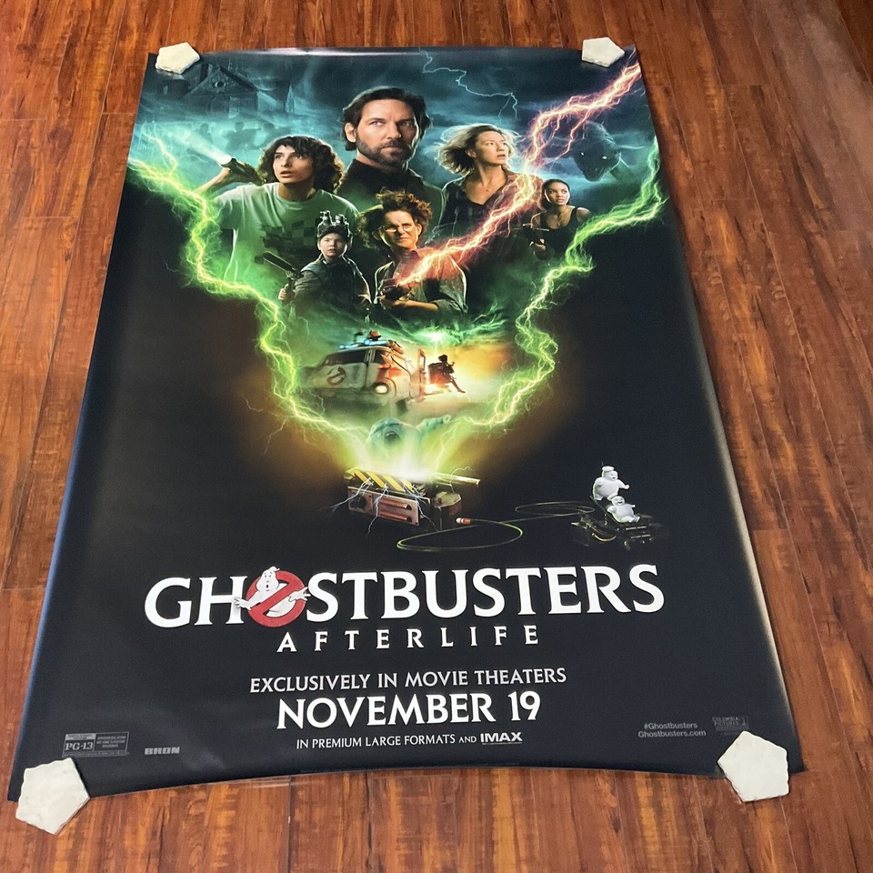 GHOST BUSTERS 2021 *After Life MAIN Original DS Bus Stop Movie Poster ...