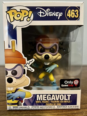 Funko Pop! Disney: Darkwing Duck - Megavolt #463 - GameStop Exclusive ...