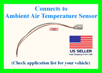 Ambient Air Temperature Sensor Harness Connector Pigtail Plug Wiring ...