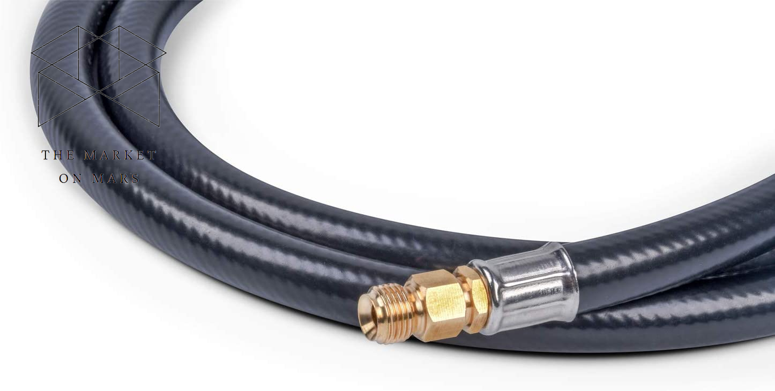 4 FT RV Propane Pigtail Hose1/4 Inverted Male Flare RV Gas Hose with ...