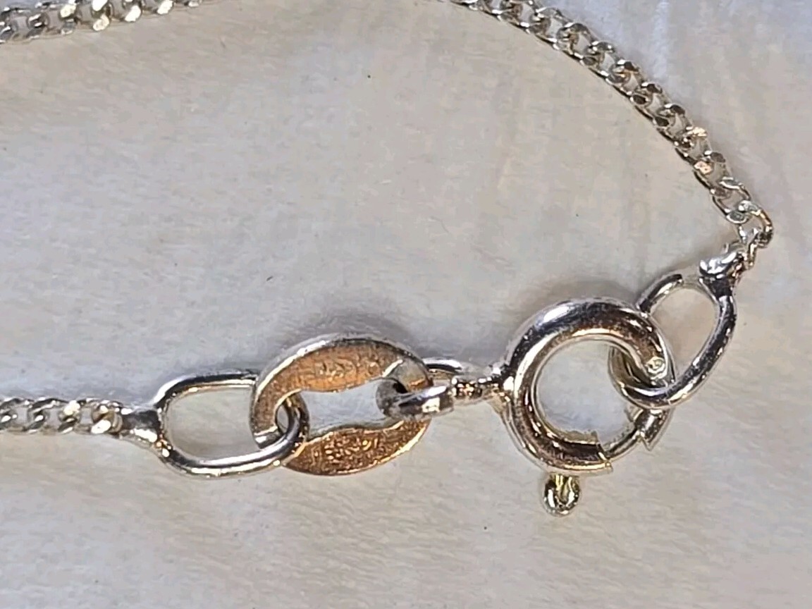 Millefiori Studio Pendant Lead Free Pewter Bezel, 18" Sterling Silver ...