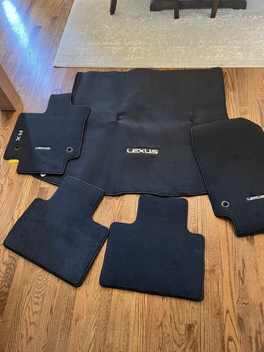 New Lexus RX 350 Genuine Black 5 piece Carpet Floor Mats 23-24 OEM ...
