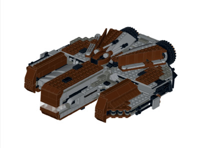 CUSTOM building INSTRUCTION Manual for Ebon Hawk Star Wars Lego MOC ...