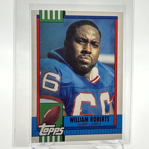 1990 Topps Traded William Roberts Rookie Football Card #6T Mint FREE ...