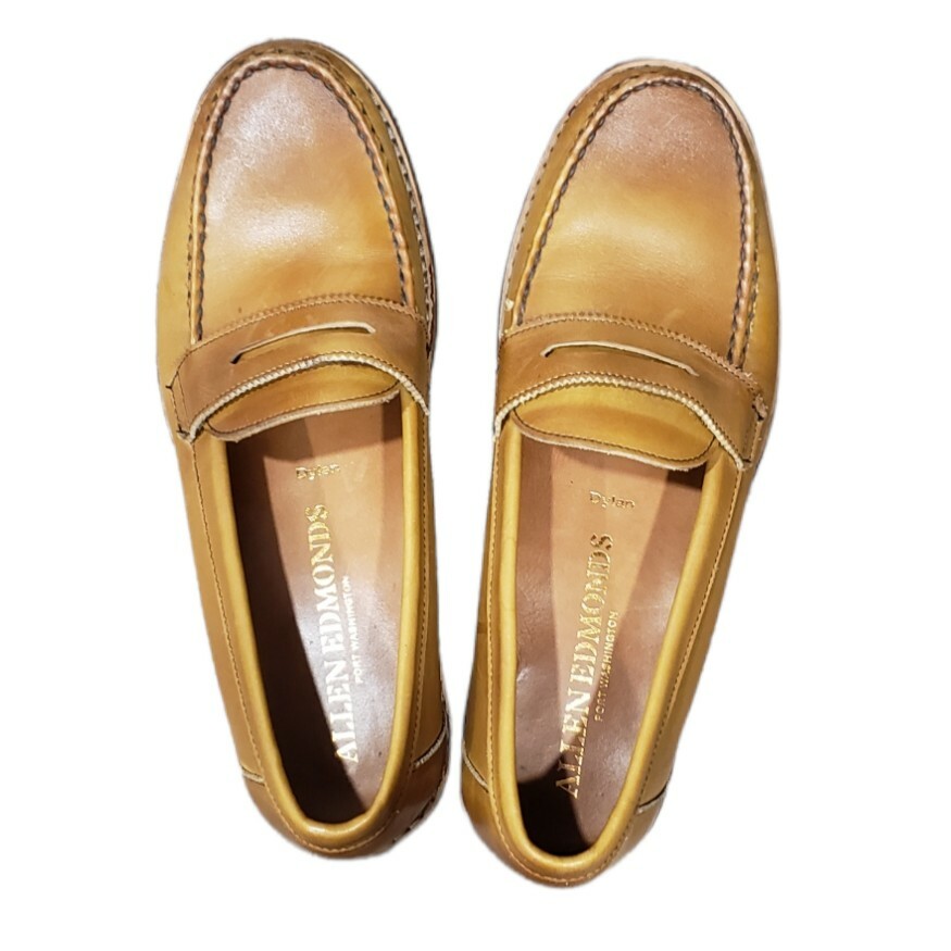 Allen Edmonds Walnut Dylan Penny Loafer 8 | eBay