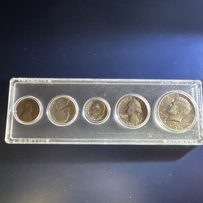 1972 Year Set 5 Coins in Circulated or Better Condition Collectible ...