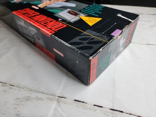 Vintage 1992 SNES Super Scope 6 Rifle Super Nintendo BOX ONLY With ...