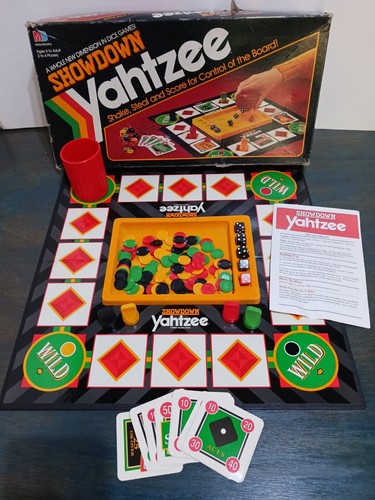 Vintage Milton Bradley Yatzee Showdown Ages 8+ 2-4 Players 1991 - 1 Die ...