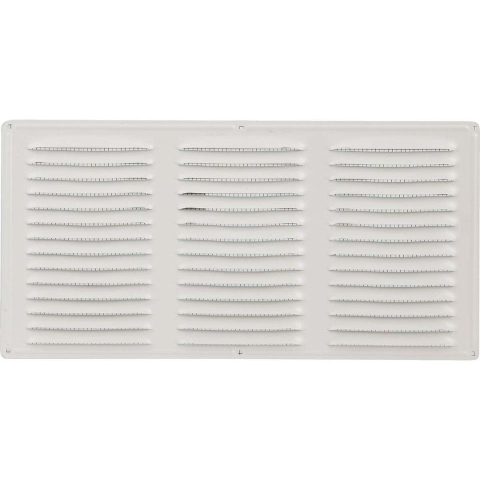 Air Vent 16 In. x 8 In. White Aluminum Under Eave Vent 84211 Pack of 24 ...