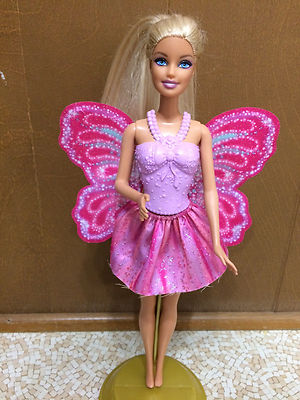 Barbie Doll Fairy Butterfly Removable Wings Snap-On Plastic Bodice Top ...