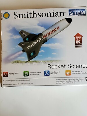 Smithsonian Rocket Science Kit Toy set For Kids Stem Earth Science NIB ...