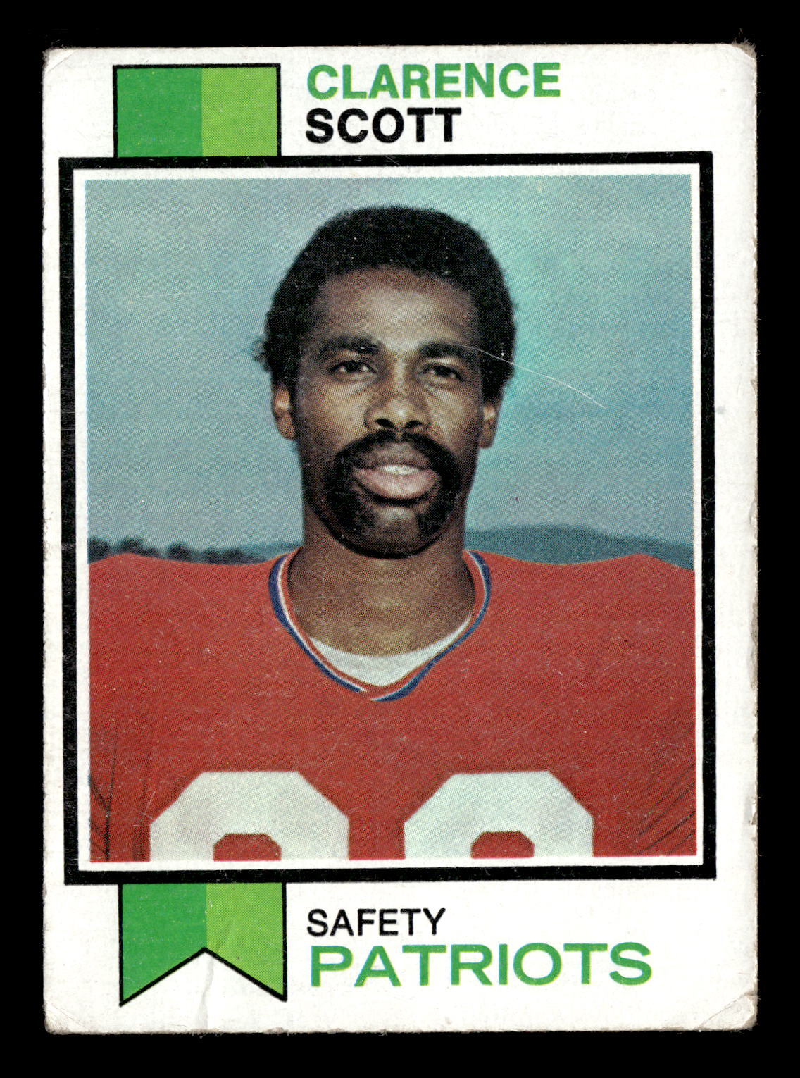 Clarence Scott 1973 Topps #221 New England Patriots GD | eBay