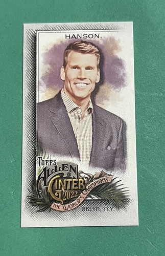 SCOTT HANSON 2022 TOPPS ALLEN AND GINTER MINI BROOKLYN BACK HAND ...
