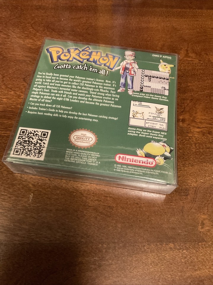 Pokemon Green Nintendo Game Boy Gameboy New Sealed VGDB Edition! | eBay