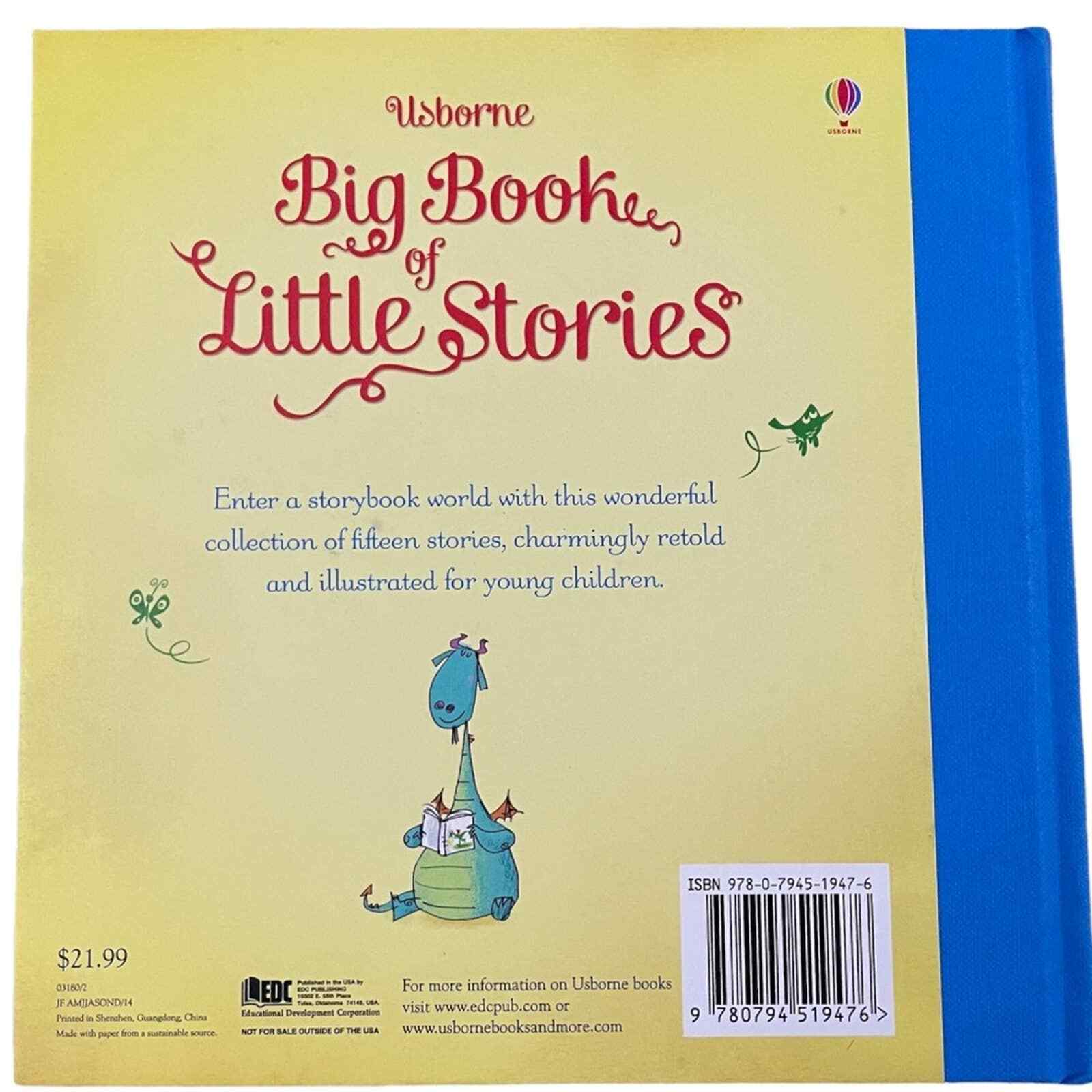 Usborne Big Book of Little Stories C2013 Hardcover for sale online | eBay