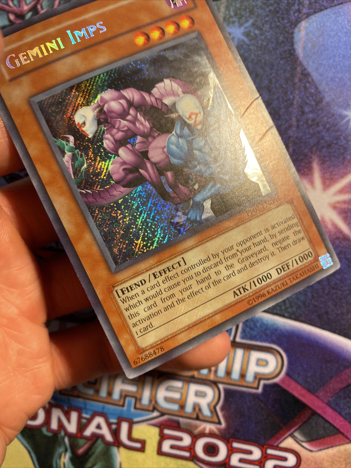 (AA) YUGIOH! GEMINI IMPS-SECRET RARE-PP01-EN008 HP | eBay