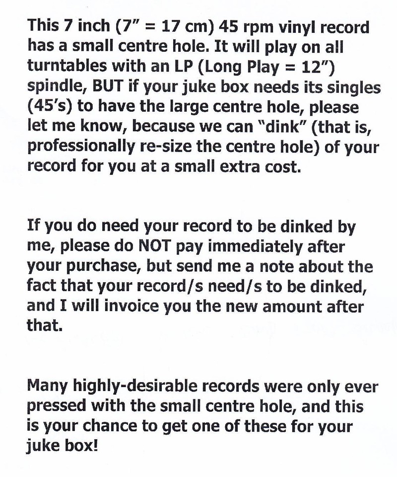 JULEE CRUISE Falling "Twin Peaks" 7" 45 rpm record RARE! + juke box ...