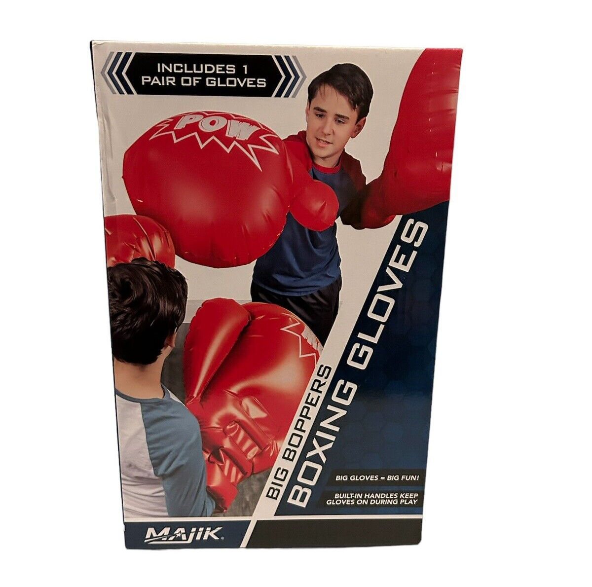 Big Boppers Inflatable Boxing Gloves Fun Giant w/ Grip Handles ...