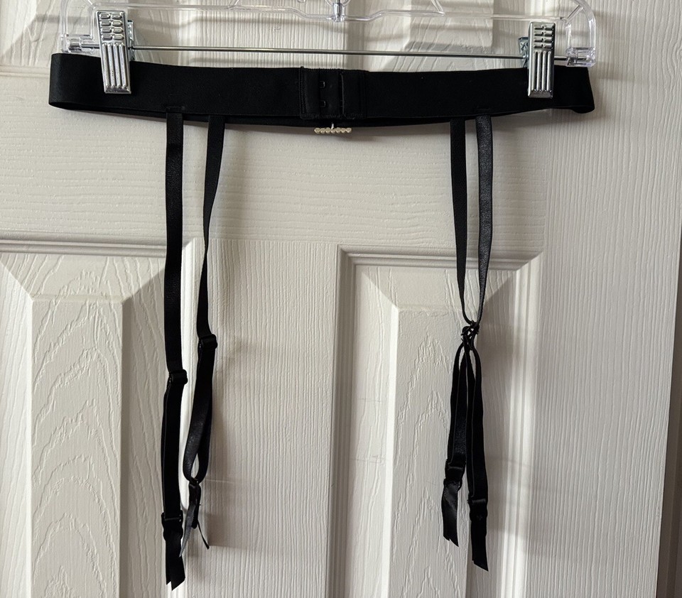💋💋Ooh La La Cheri Paris Black Garter Lingerie Size L/XL💋💋 | eBay