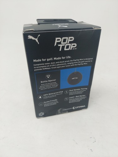 2021 PUMA Poptop Mini Bluetooth Waterproof Speaker Pop Top Black Co-pop ...