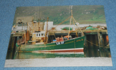 Vintage Scottish Fishing Boat Photo Leith Trawler Vessel LH37 "Azalea ...