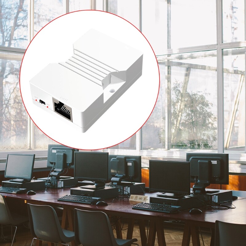 TXE006 Amplifier Poe Rj45 Extender Support IEEE802.3/30 /3x Power ...