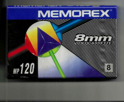 Memorex MP120 8mm Video Cassette Tape MP 120 Brand New SEALED | eBay