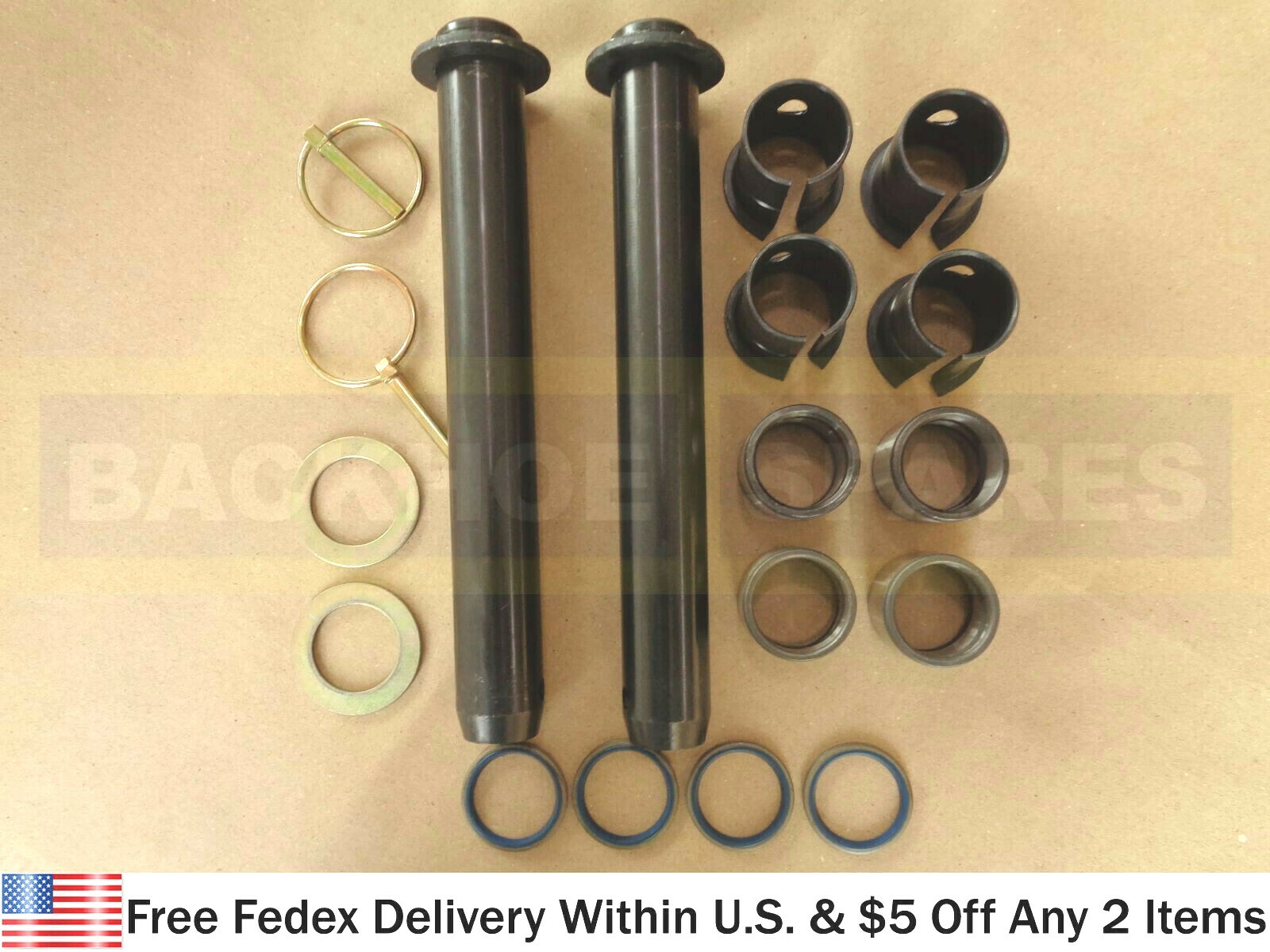 JCB PARTS - REPAIR KIT FOR REAR BUCKET WITH GREASE SEALS (809/00125 809 ...