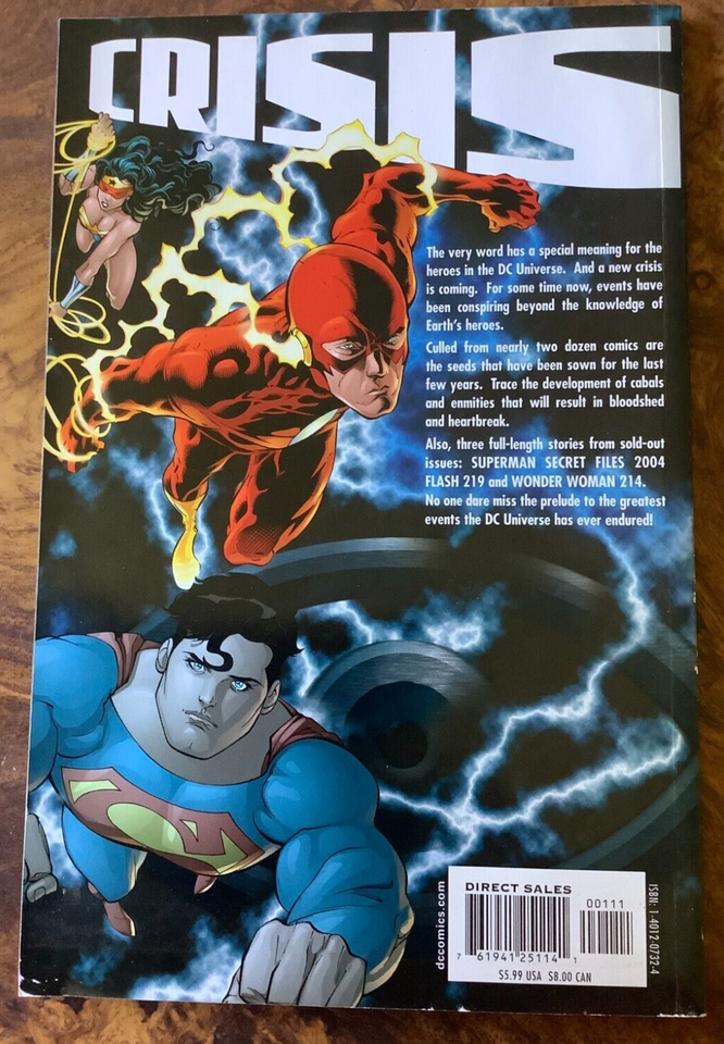 Prelude to Infinite Crisis TPB Superman Wonder Woman Flash Adam Strange ...