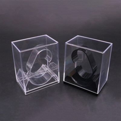 1Pcs Watch Display Stand Boxes Transparent Watch Boxes Square Watch ...